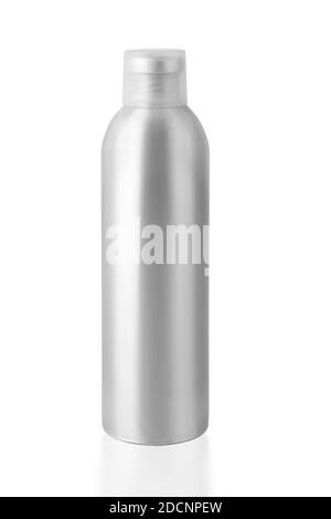 Plastic bottle without label on white background Stock Photo - Alamy