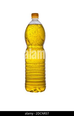 oil bottle without label on white background Stock Photo - Alamy