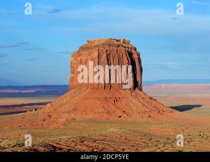 A beautiful landscape of the Merrick Butte on a sunny morning Stock ...
