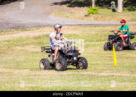 ATV outdoor fun in Corregidor Island, Philippines Stock Photo - Alamy