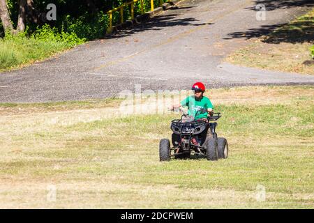ATV outdoor fun in Corregidor Island, Philippines Stock Photo - Alamy