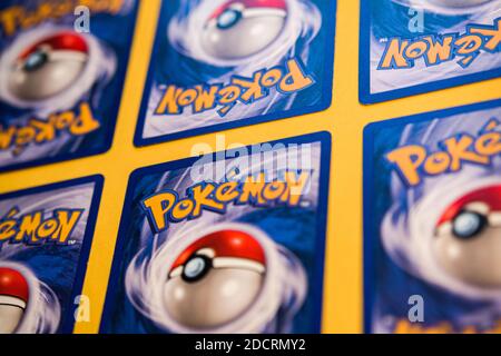 Pokemon Trading Card Game – Back Pokeball Brand Logo Graphic Stock ...