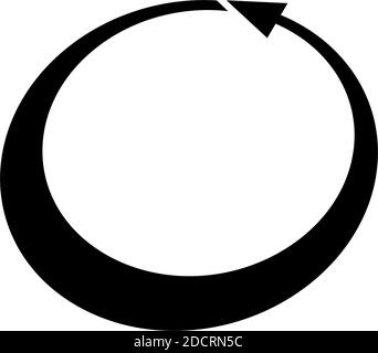 Circular, circle arrow CCW, CW series – Stock illustration, Clip art ...