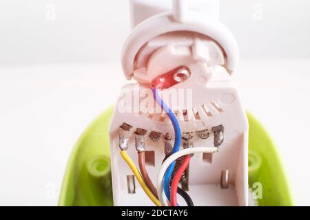 Dirty electrical contacts in the mixer and overheating of the ...