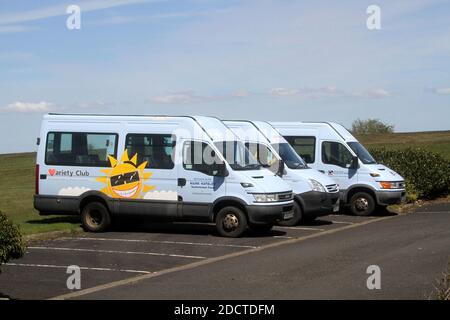 Variety Club Sunshine Coach charity Stock Photo - Alamy