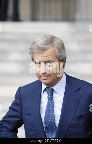 Vivendi Chairman Vincent Bollore attends a hearing of a parliamentary ...