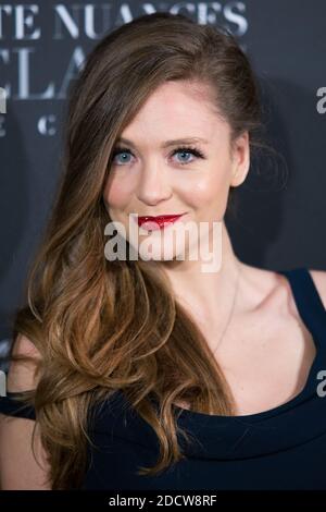 Cyrielle Joelle attends Fifty Shades Freed world premiere at Salle Pleyel on February 06, 2018 ...