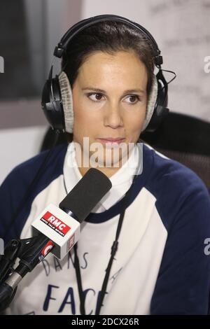 Exclusive - Marie Marchand-Arvier at the 'Radio Brunet' sport talk show ...