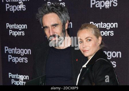 Emmanuelle Beart and her boyfriend Frederic Chaudier attends the ...