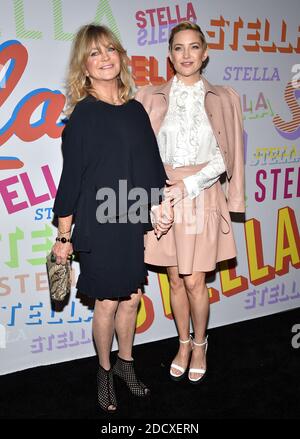 (L-R) Goldie Hawn and Kate Hudson attend the "Song Sung Blue" New York ...