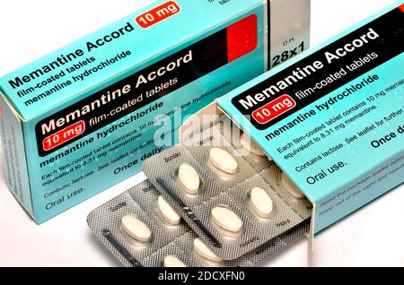 Memantine Accord - treatment for Alzheimer's disease Stock Photo - Alamy