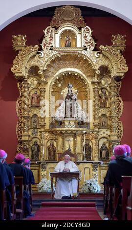 January 21, 2018 - Lima, Lima, Peru - Jorge Bergoglio, Pope Francis ...