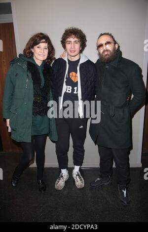 Valerie Lemercier and her boyfriend Mathias Kiss attending NTM perform ...