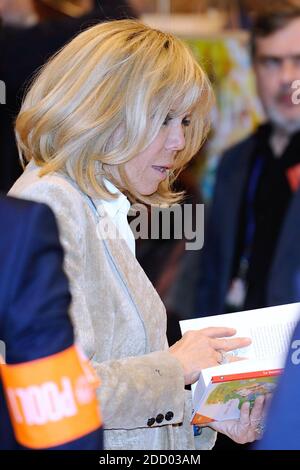 First Lady Brigitte Macron attending the annual Bastille Day military ...