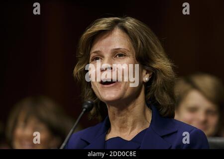 Amy J. St. Eve speaks during her confirmation hearing to become a ...