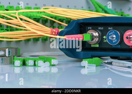 Optical Power Meter and Network of Fiber Patch Cord with Distribustion ...