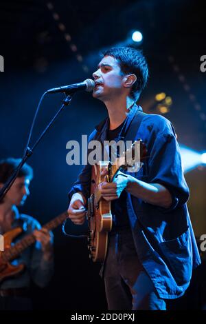 File photo of Nicolas Michaux in concert at Paleo Festival in Nyon ...
