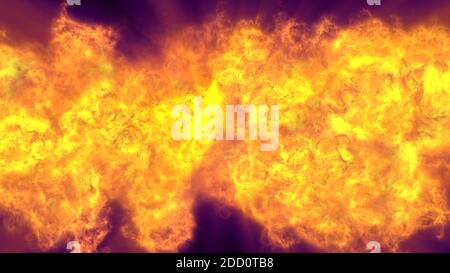 explosion fire flame abstract background, render illustration Stock ...