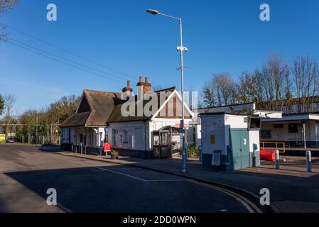 Prittlewell Railway Station, Southend, Essex, UK. Greater Anglia line ...
