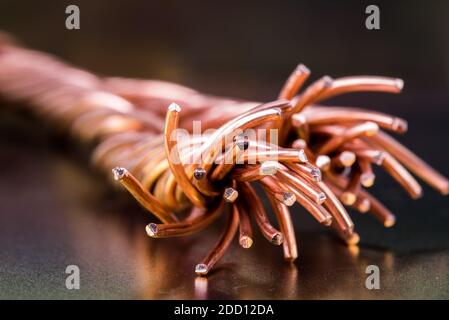 Copper wire stock market raw materials industry Stock Photo - Alamy