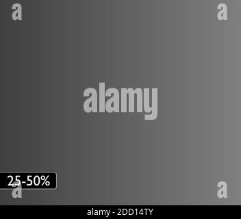 A scale black to bright color gradation pattern row of mix color RGB ...