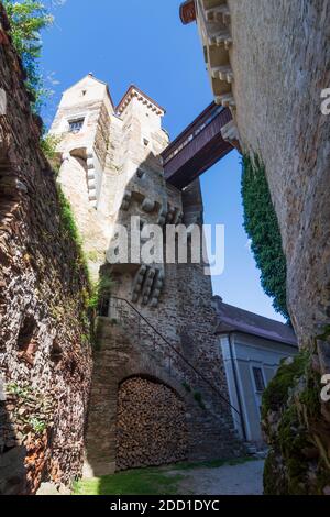 Nedvedice (Nedwieditz): Pernstejn Castle (Bernstein Castle) in ...
