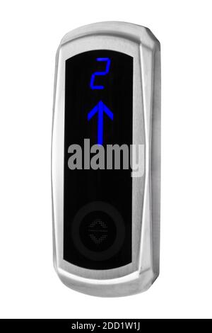 Elevator indicator isolated on white background Stock Photo - Alamy
