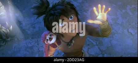 THE CROODS: A NEW AGE, (aka THE CROODS 2), Guy (voice: Ryan Reynolds ...