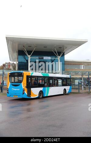 STAGECOACH BUS IN NEW LIVERY Stock Photo - Alamy