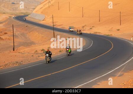 National highway 312 XingXingXia 001 Stock Photo - Alamy