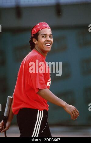 Moroccan tennis player Hicham Arazi, 1996 Stock Photo - Alamy
