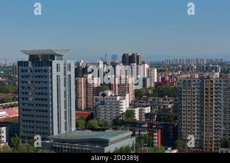 Beijing east rings of buildings Stock Photo - Alamy