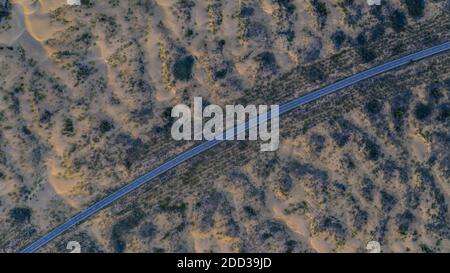 Inner Mongolia erdos seven xinghu desert ecological tourist attraction ...