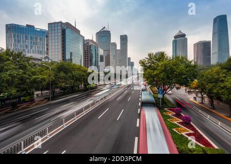 Beijing guomao area landscape Stock Photo - Alamy