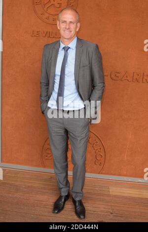 Guy Forget at the Village during his last match during French Tennis ...