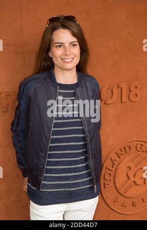 Juliette Chene at the Village during his last match during French ...