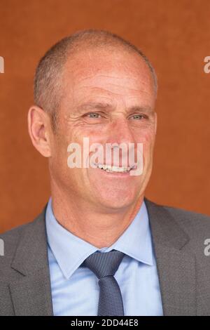 Guy Forget at the Village during his last match during French Tennis ...