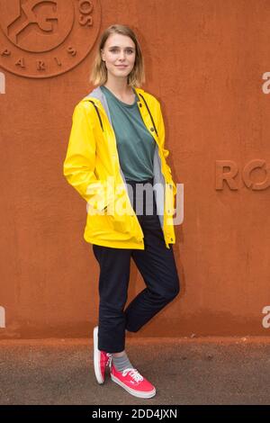Exclusive - Gaia Weiss in stands during French Tennis Open at Roland ...