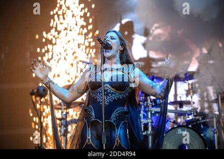Nightwish performing live on stage during Wacken Open Air Festival in ...