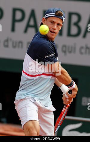 Argentina's Diego Schwartzman playing in the 1/4 of finals of the ...