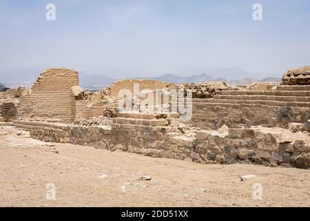 Pachacamac pyramids in Lurin, Peru Stock Photo - Alamy
