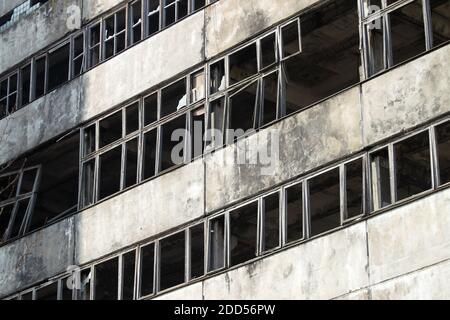 The abandoned old factory building outside Stock Photo - Alamy
