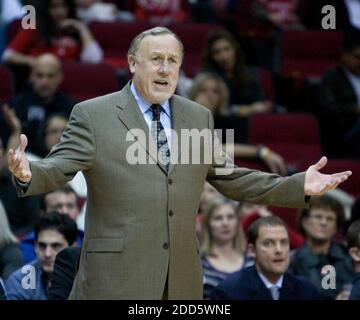 Houston Rockets coach Rick Adelman poses on NBA basketball media day ...