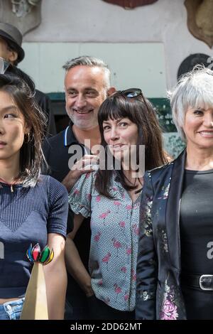 Agnes Michaux attending the first edition of 'Les Ecrivains Chez ...