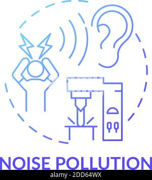 Noise pollution concept icon Stock Vector Image & Art - Alamy