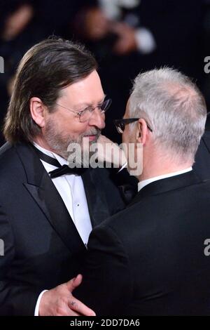 Lars Von Trier, Thierry Fremaux and Bruno Ganz attending The House That ...