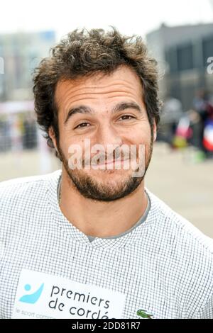 Amir attends 3000 children in support of Paris 2024 at Stade de France ...