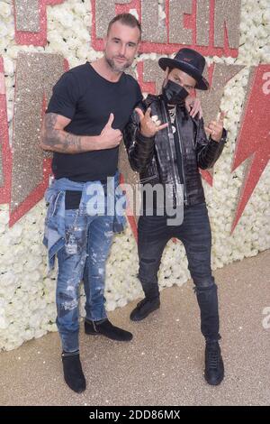 Philipp Plein and Alec Monopoly attending the photocall of Philipp ...