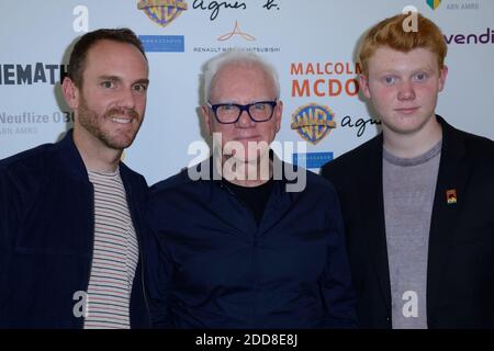 Malcolm McDowell with his sons Charlie McDowell and Beckett Taylor ...