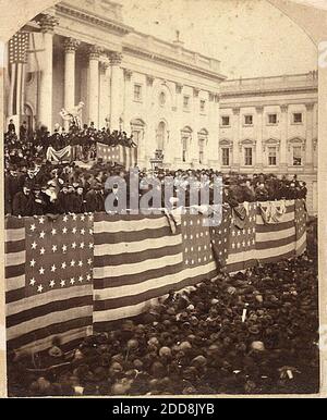 Chief Justice Morrison R. Waite administers the oath of office to James ...